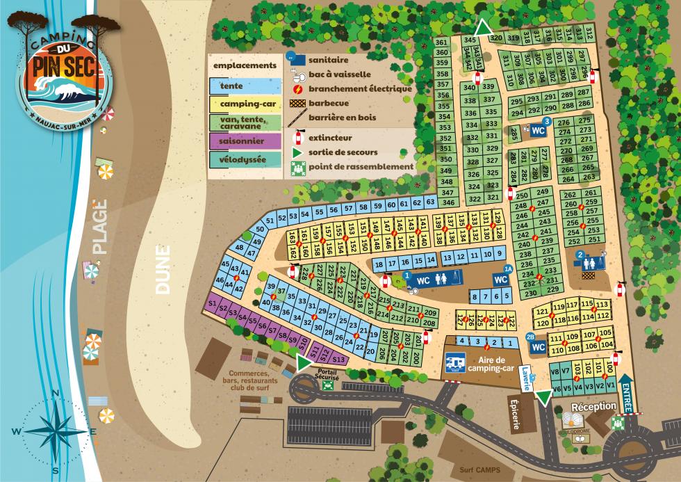 Campingplatz - Camping du Pin Sec